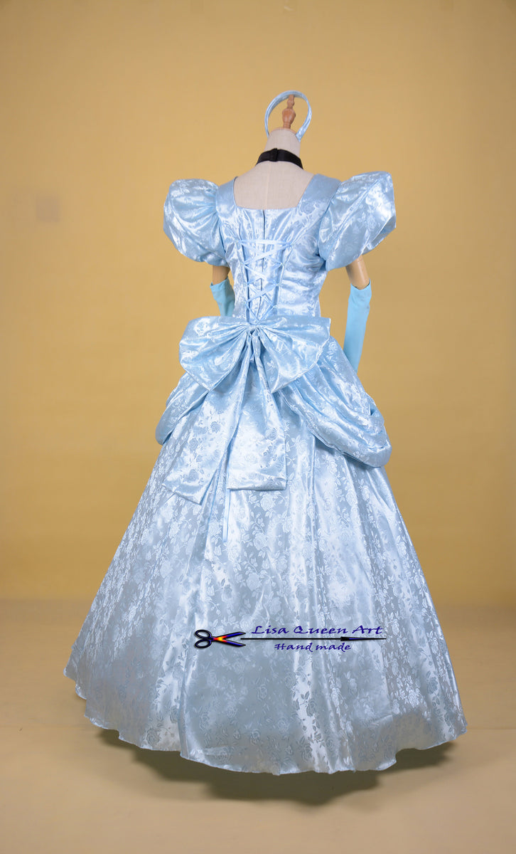 Thick Satin dress Cinderella Cosplay dress Cinderella Cosplay Costume ...