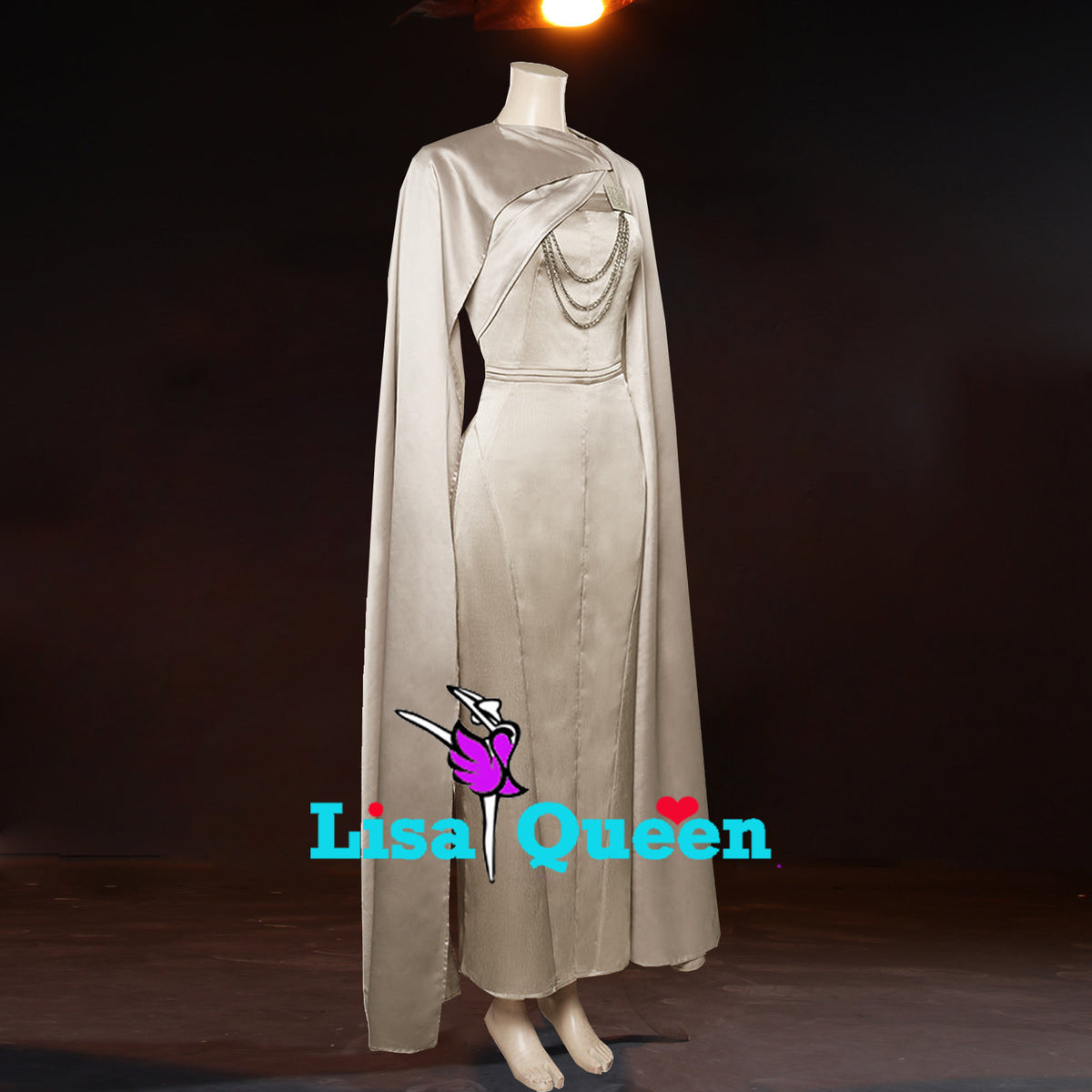 Cosplay Costume Satin Dress Andor Season 1 Mon Mothma – Mermaidcosplay