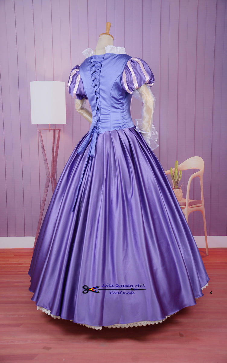 Cosplay Costume Tangled Rapunzel Dress Princess Tangled Rapunzel ...