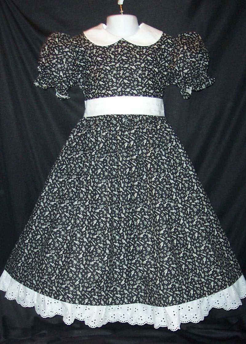 Gorgeous Black Music Notes Recital Dress Custom Girls Size – Mermaidcosplay