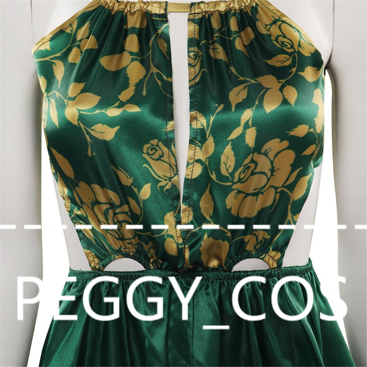 Shrek Princess Fiona Cosplay Dress Princess Fiona Beach Dress Green Co ...