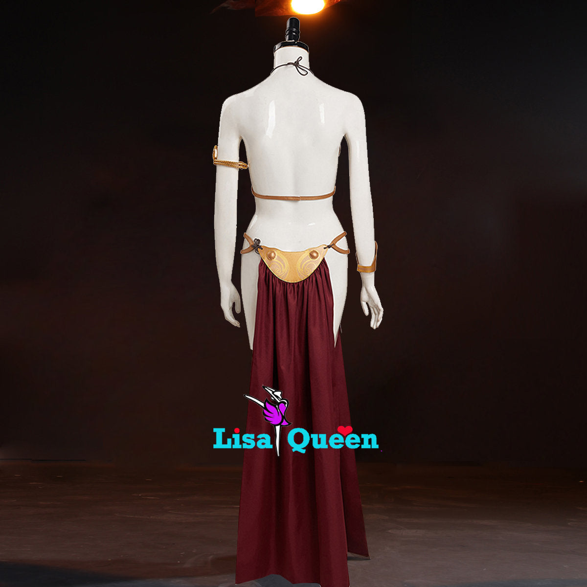 Cosplay Costume Slave Leia Metal Bikini Star Wars Return of the Jedi L ...