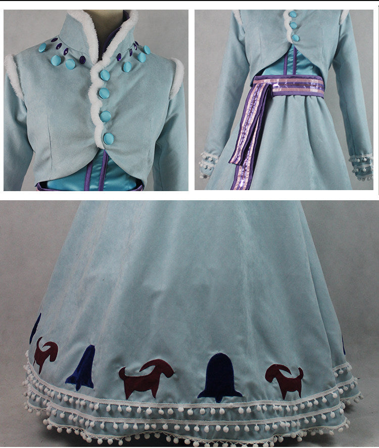 Princess Anna Winter Adventure Outfit Cosplay Costume – Mermaidcosplay