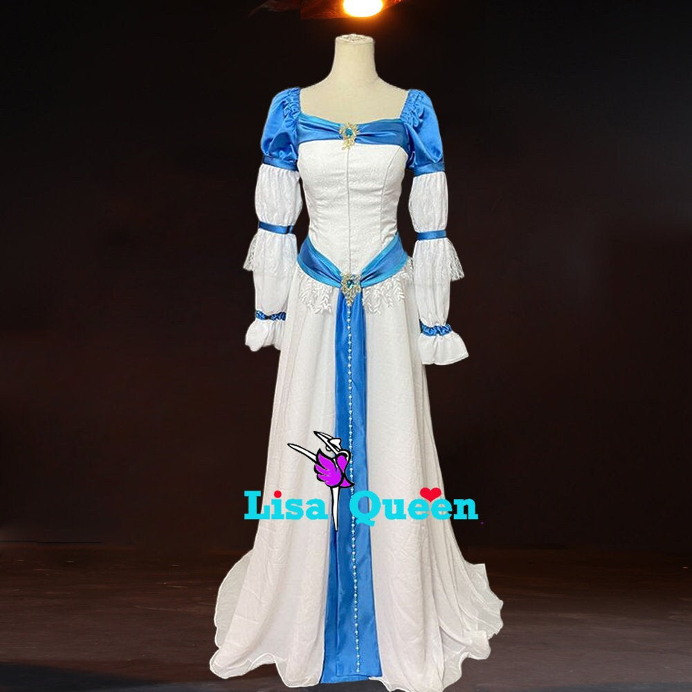 The White Swan Princess Odette Costume dress princess swan cosplay cos ...