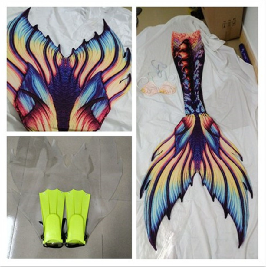Black and Light Color perfect combination Swimmable Mermaid Tails for ...