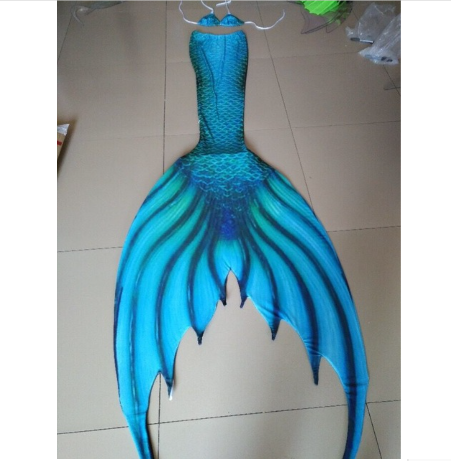 Turquoise Swimmable Mermaid Tails for Adults Women with Monofin ...
